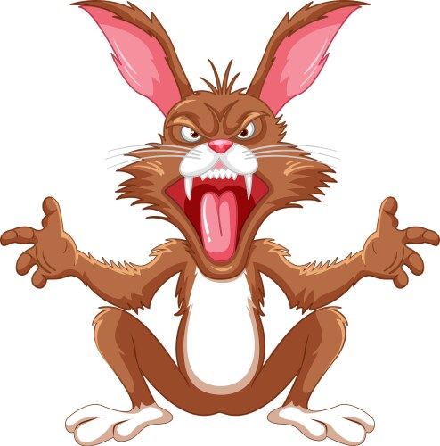 Snake cartoon with teeth Royalty Free Vector Image