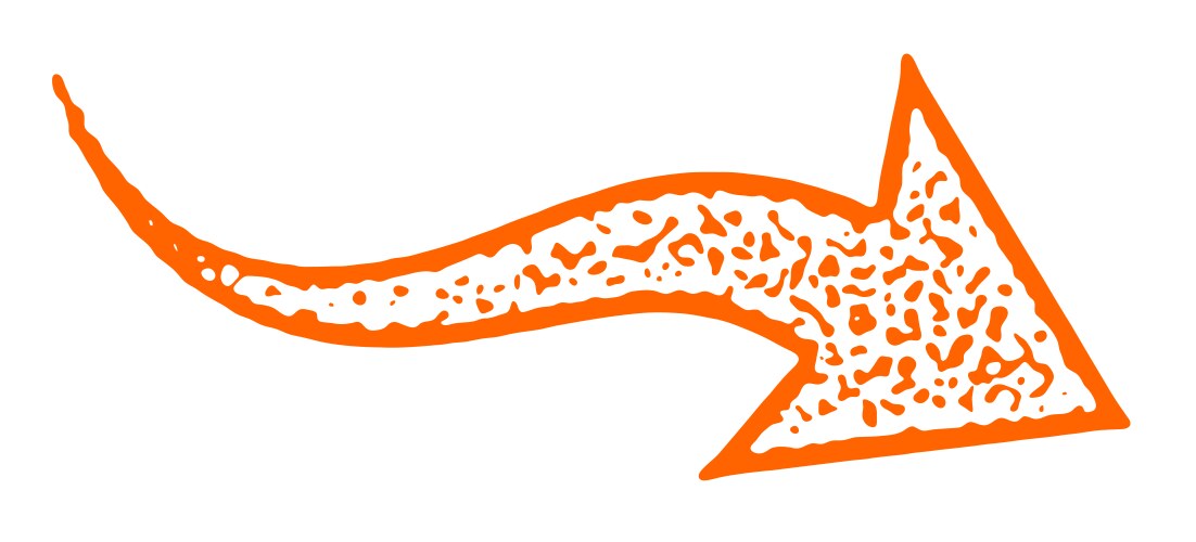 Blue textured rightward arrow Royalty Free Vector Image