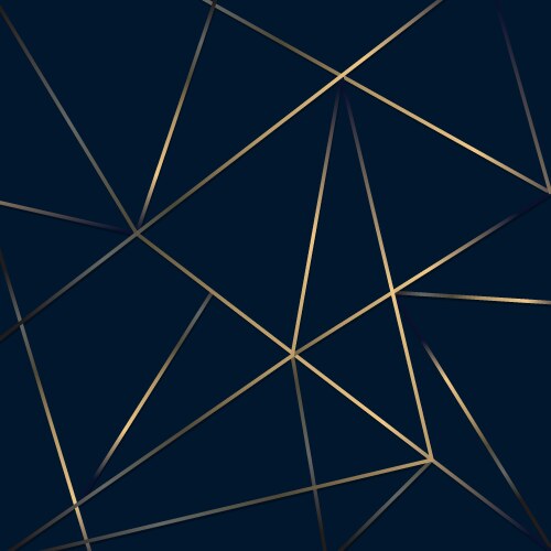 Black and gold abstract low poly background Vector Image