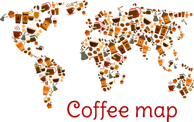 Coffee beans Royalty Free Vector Image - VectorStock