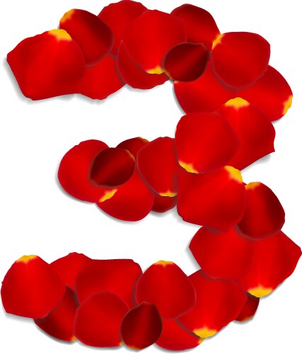 3 Number Red Vector Images (over 6,900)