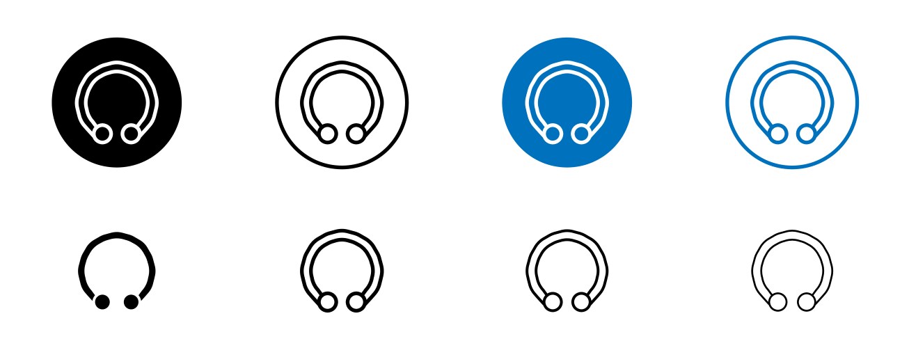 Piercing icon Royalty Free Vector Image - VectorStock