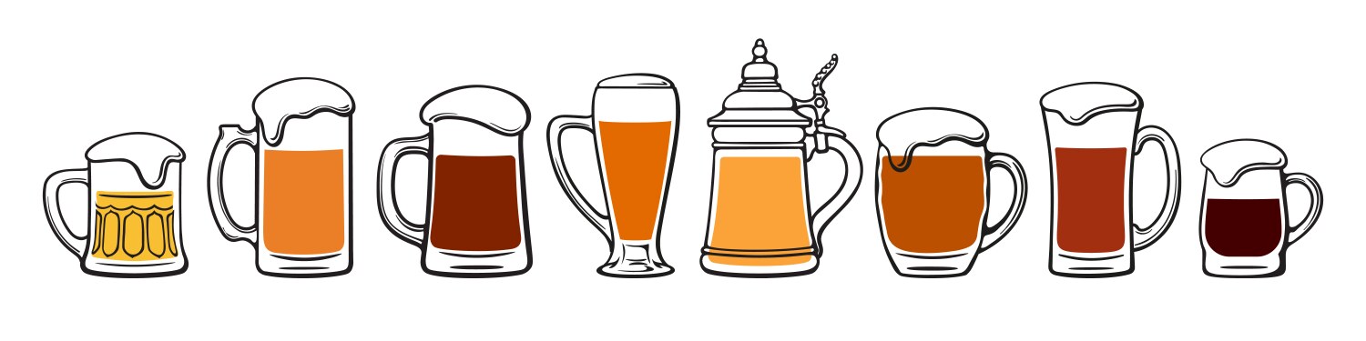 Drawn Beer Stein Vector Images (over 160)