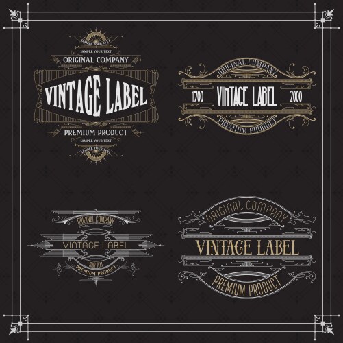 Arabic calligraphy of 4 qul sharif surah in quran Vector Image