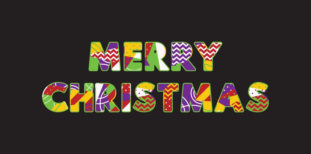 Christmas Word Art Vector Images (over 6,400)