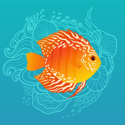 Collection of tropical fish Royalty Free Vector Image