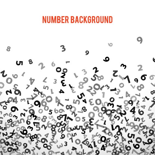 Abstract math number background Royalty Free Vector Image