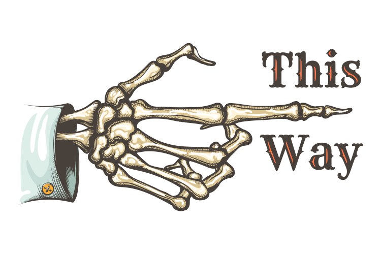 Skeleton Hand Pointing Vector Images (over 170)