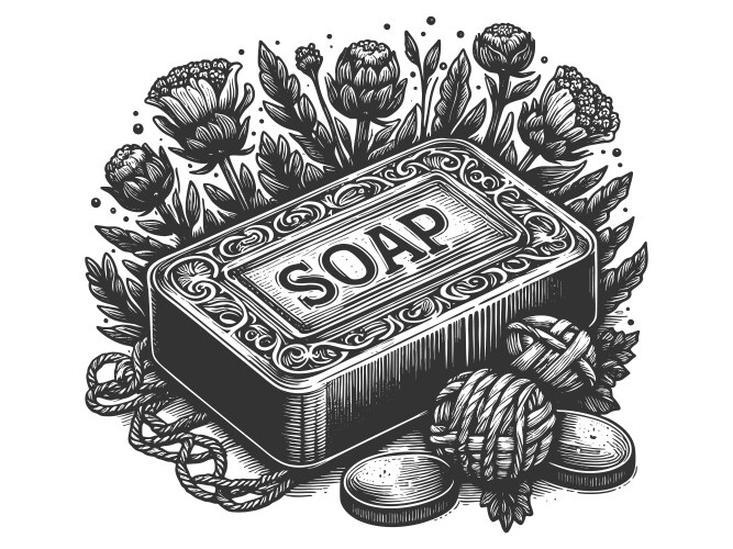 Soap Drawing Realistic