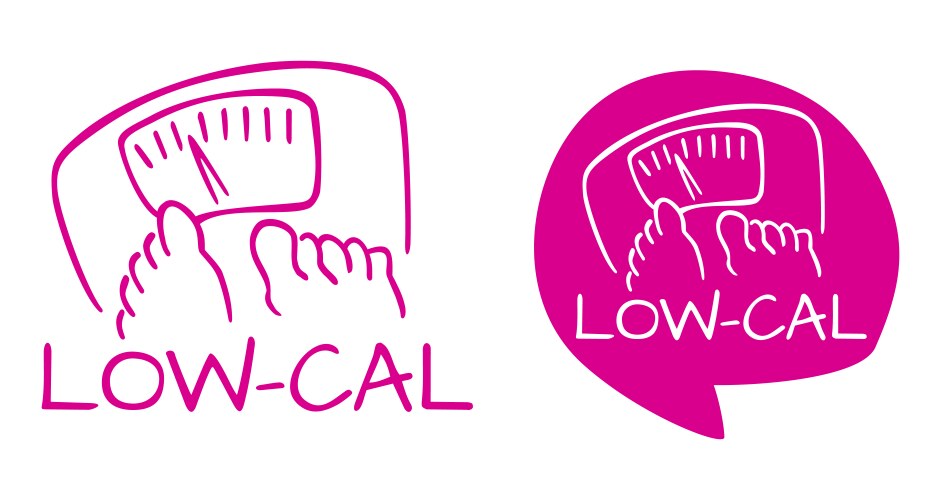 Low carb label or sticker Royalty Free Vector Image