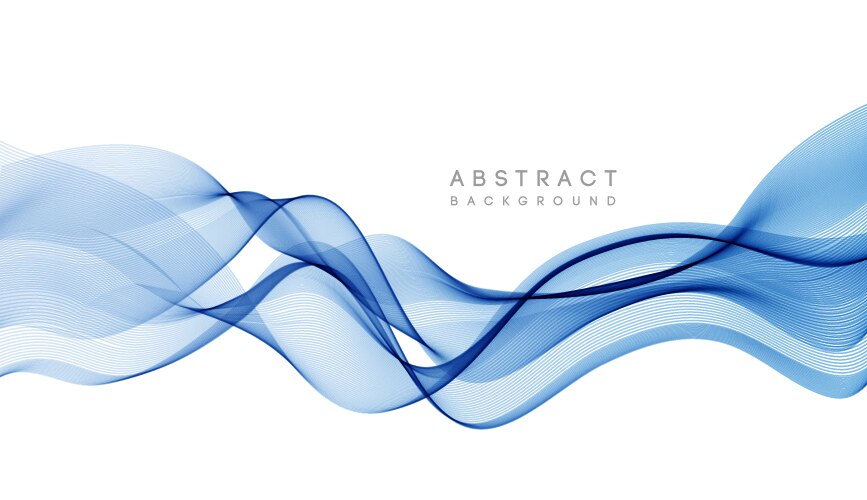 Abstract two color waves Royalty Free Vector Image