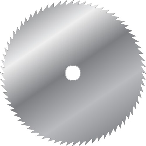 Manual wood saw tool isolated white Royalty Free Vector