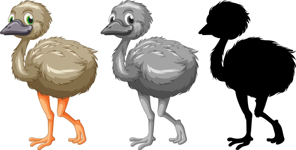 Cartoon Emu Vector Images (over 1,100)