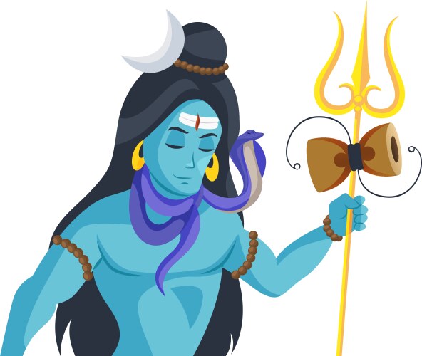 Lord shiva file Royalty Free Vector Image - VectorStock