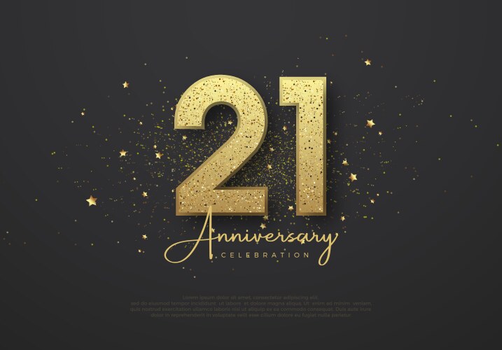 Gold Number 21 Vector Images (over 780)