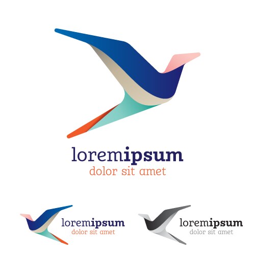 Stylized Swallow Bird Vector Images (over 140)