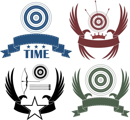 Glory of archery Royalty Free Vector Image - VectorStock