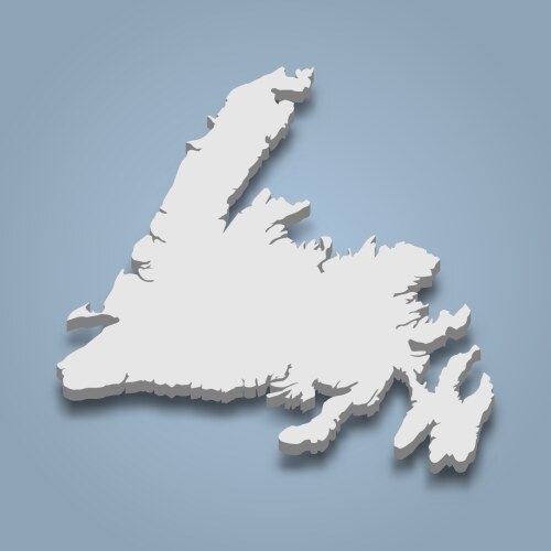 Newfoundland Island Outline Vector Images (61)