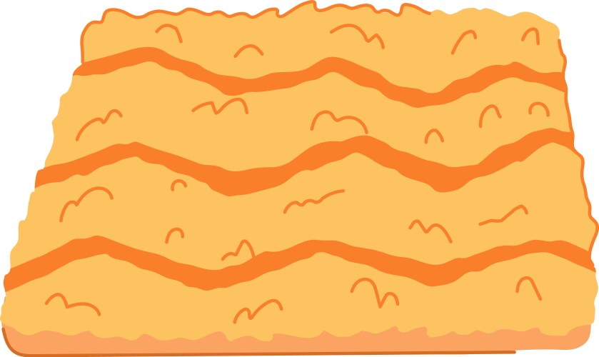 Surface water wipes cartoon Royalty Free Vector Image