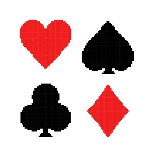 Outline Diamond Playing Card Vector Images (over 4,400)