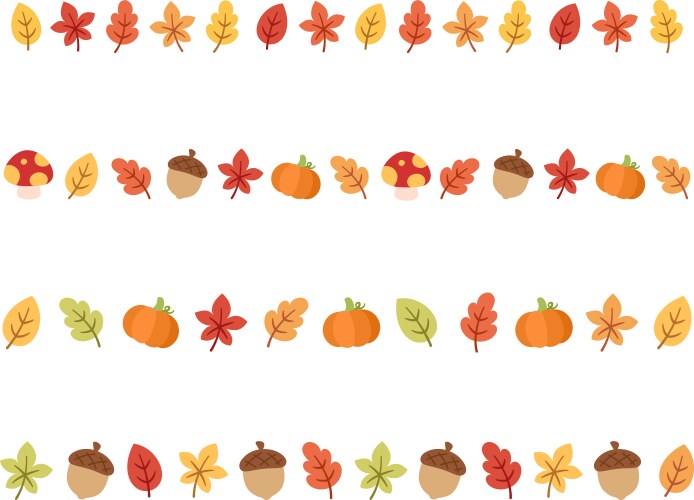 October Border Clipart