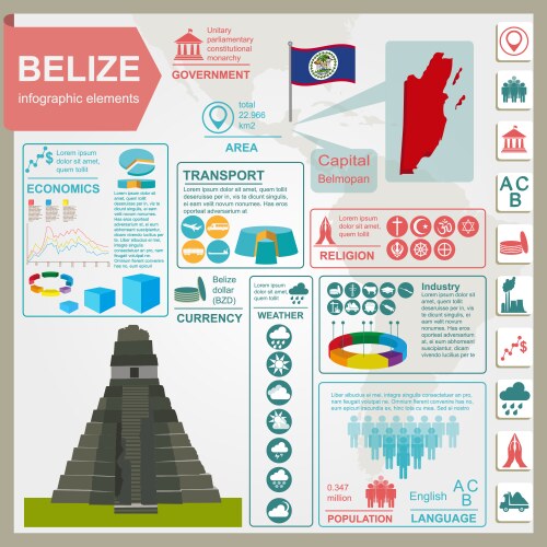 Greece infographics statistical data sights Vector Image