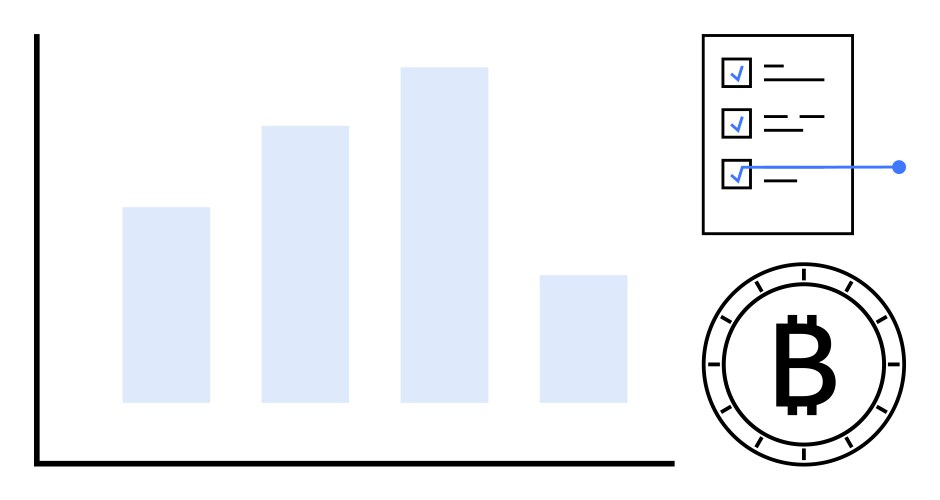Data analysis with bar chart checklist Royalty Free Vector