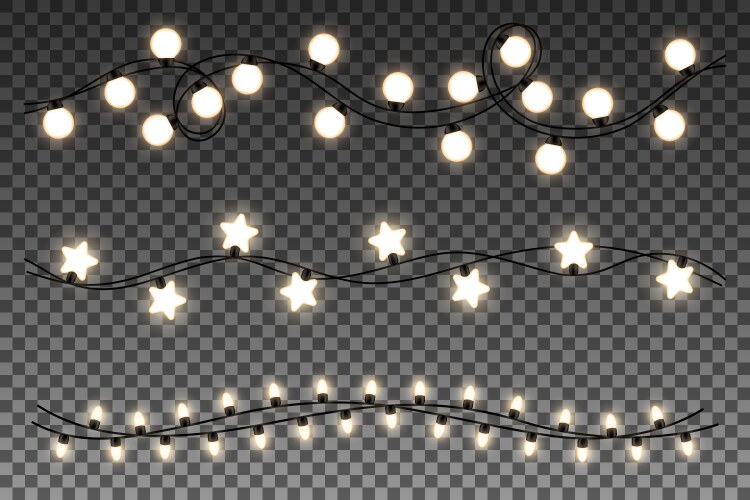 String Lights Transparent Background Vector Images (over 5,500)