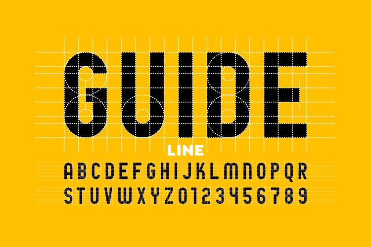 Line Letters Vector Images (over 740,000)