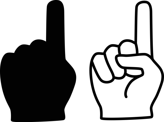 Number 1 Clipart Vector Images (over 690)