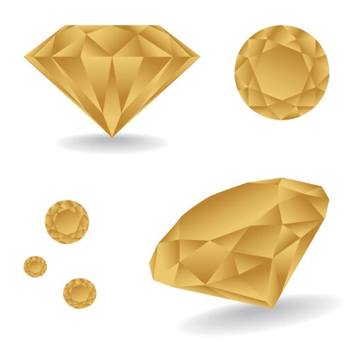 Shiny diamond Royalty Free Vector Image - VectorStock