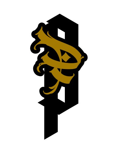 Letter a in gothic style alphabet symbol Vector Image