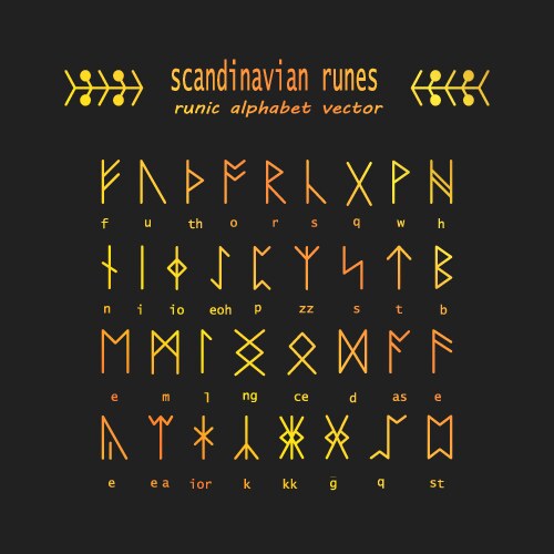 Rune Vector Images (over 8,200)
