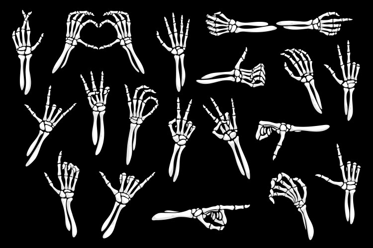 Skeleton Hand Fist Vector Images (over 100)
