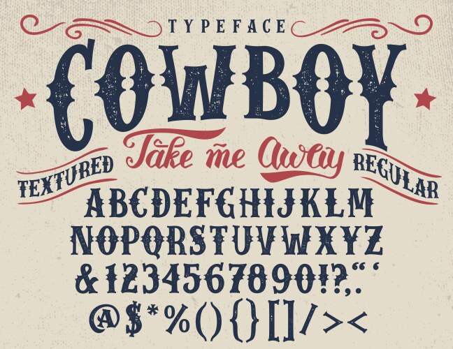 Cowboy Font Vector Images (over 470)