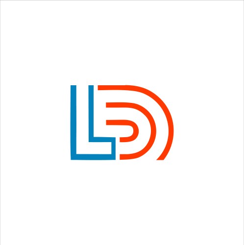 Red Circle With Cursive L Logo Circle Logo Letter L Vector Images
