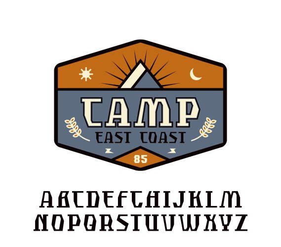 Rustic Font Vector Images (over 2,600)