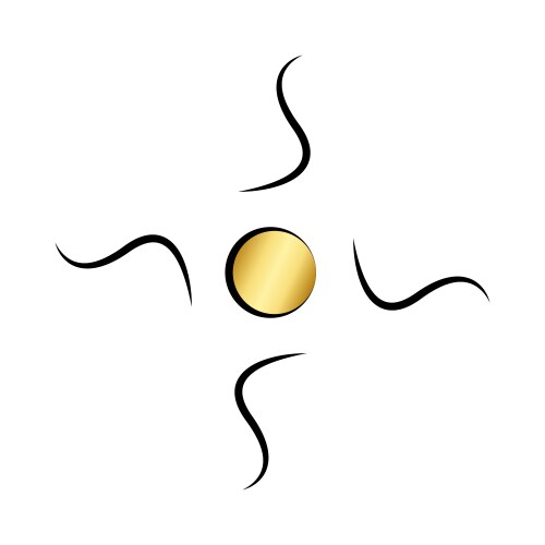 Beautiful logo design Royalty Free Vector Image