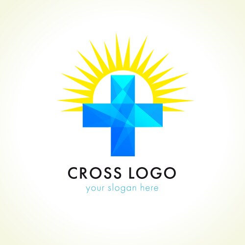 Cross with Sun Vector Images (over 7,300)