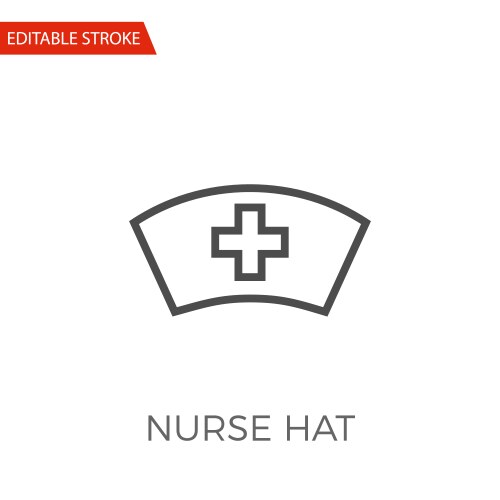 Nurse hat icon Royalty Free Vector Image - VectorStock