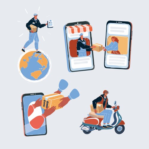 Cartoon Post Office Vector Images (over 5,600)