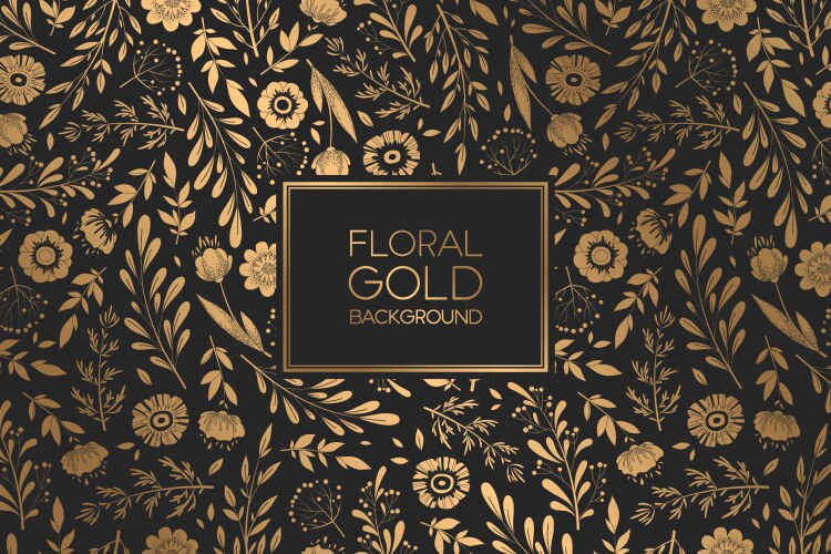 Gold Floral Vector Images (over 170,000)