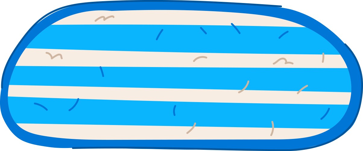 Surface water wipes cartoon Royalty Free Vector Image