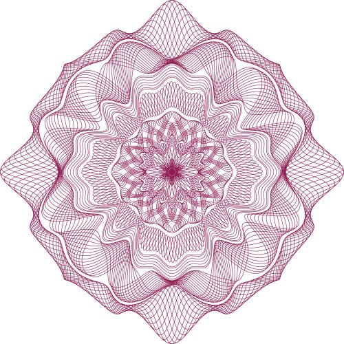 Classic guilloche elements Royalty Free Vector Image