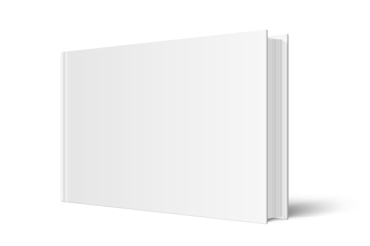 Standing Book Mockup Royalty Free Vector Image