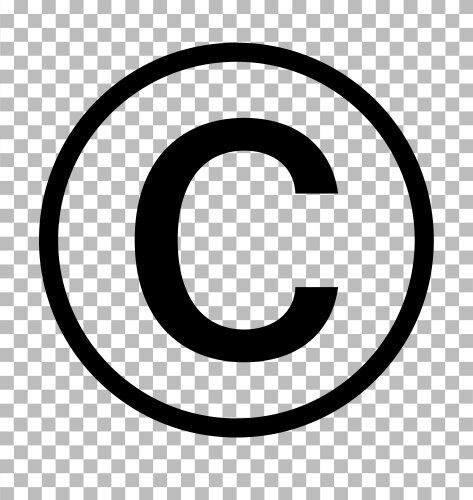 Copyright Symbol Transparent Vector Images (over 170)