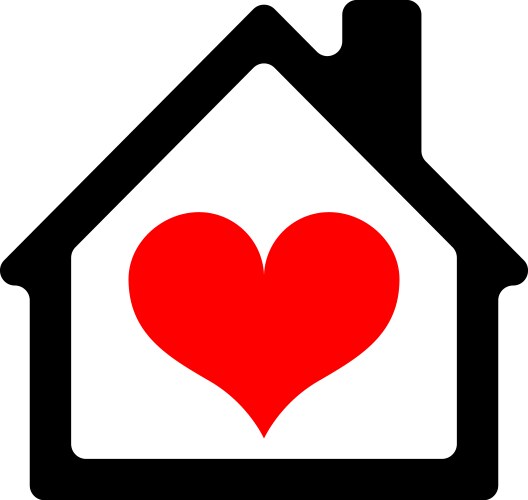 House with Heart Vector Images (over 39,000)