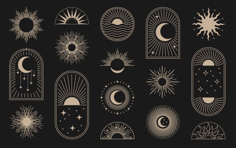Boho Sun Vector Images (over 15,000)