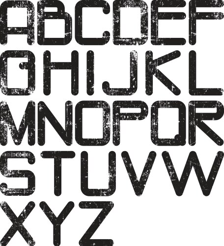 Wrench alphabet Royalty Free Vector Image - VectorStock