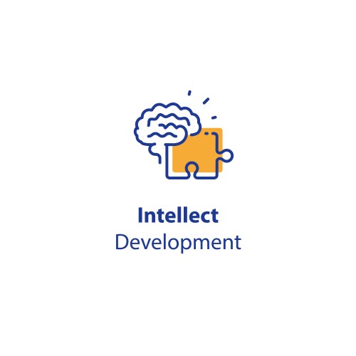 Artificial intelligence brain logo concept Vector Image